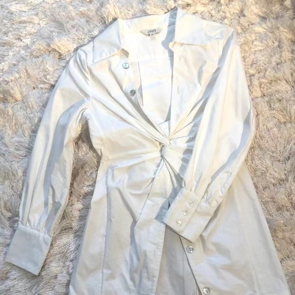 J.ING | Tops | Jing Katie Blouse Xs White X | Poshmark